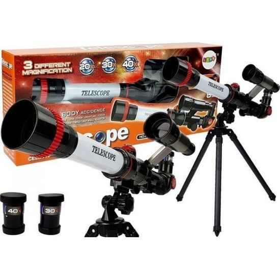 Telescope optique Leantoys Télescope scientifique éducatif 20x, 30x et ...