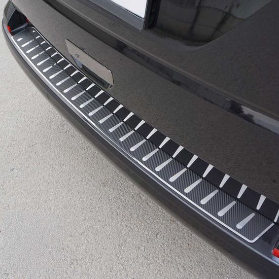 Protection Seuil de Pare-chocs Pour VW T5 Transporter 2003-2015 inox&Carbone - Cdiscount Auto