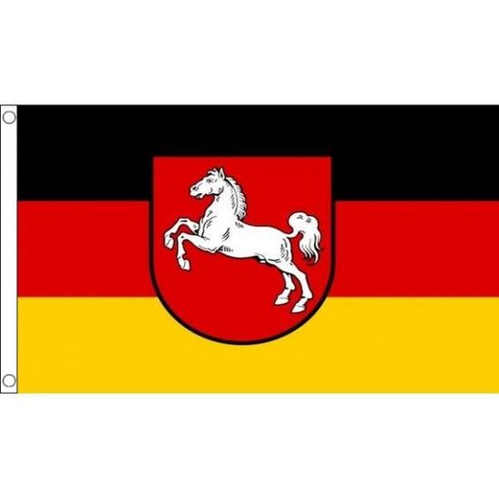 Drapeau Basse-Saxe 150x90cm - Niedersachsen - L... - Cdiscount Maison
