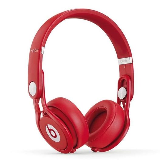 BEATS MH6K2ZMA Mixr On-Ear Headphones Rouge - Cdiscount TV Son Photo