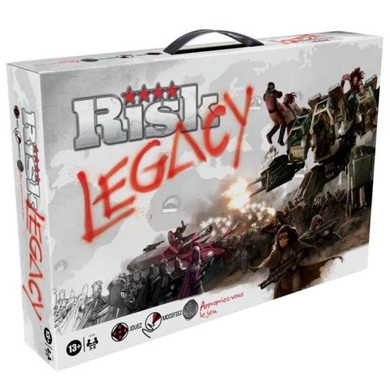 Jeu de plateau - HASBRO - Risk Legacy - 3 joueurs ou plus - 60 min - A ...