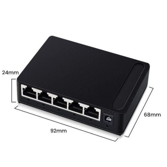 Switche Et Hub Reseau -Switch Ethernet Gigabit 5 ports RJ45 10-100-1000 ...