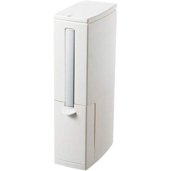 SJZS Poubelle 3 en 1 Narrow Poubelle en Plastique réglé avec Salle de ...