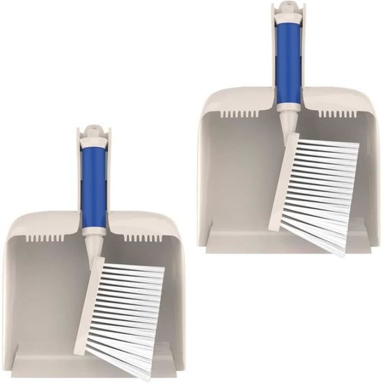 Nirox Ensemble de 2 Pelle et balayette Gris - Ramasse poussière pour un ...