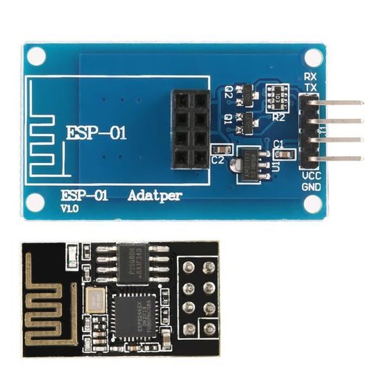 YOSOO Module fil Wi-Fi Module fil ESP8266, Module émetteur-récepteur fil Wi-Fi série ESP8266 ...