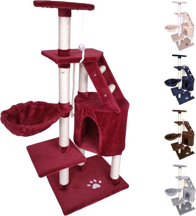 Rouge-Vin Rouge-Vin Arbre à Chat griffoir grattoir grimpeur Aire de ...