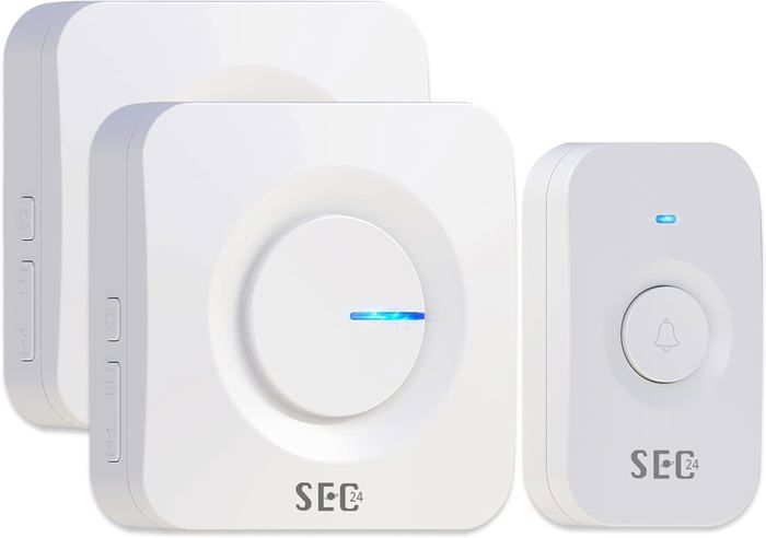 Sonnette sans fil Exterieur étanche Ensemble de Sonnette sans fil1 ...