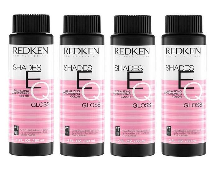 Coloration REDKEN SHADES EQ GLOSS ton sur ton 06 ABN BROWN SMOKE ...