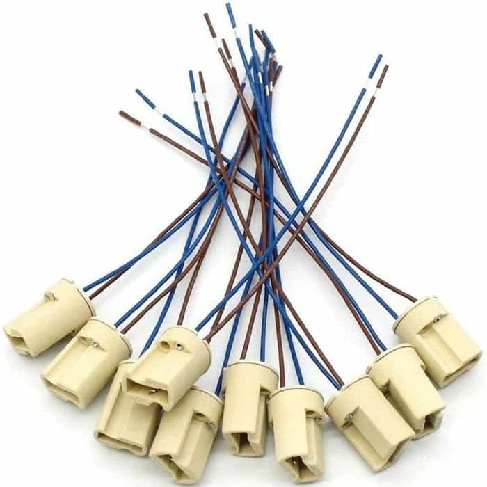 10 Pices G9 Support de Lampe en Cramique Douille Halogne 250V Connecteur en Cramique pour ...
