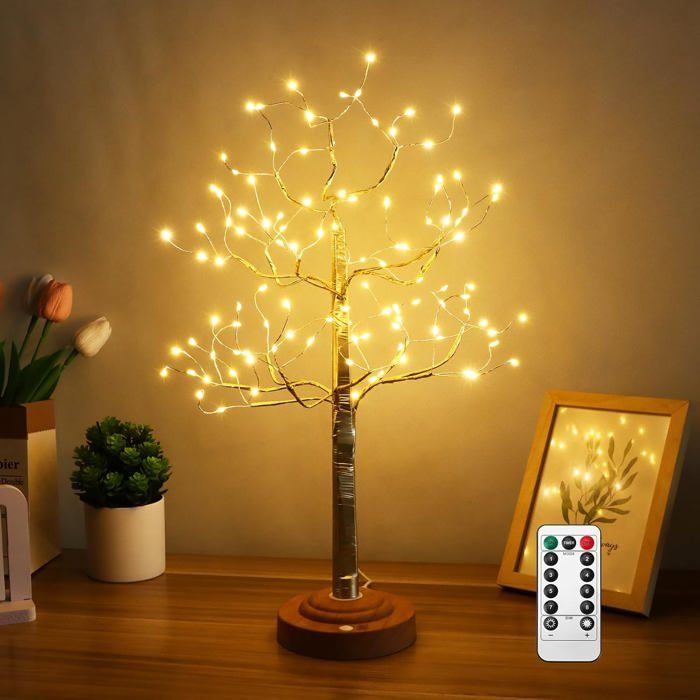 Arbre Lumineux Interieur, Arbre Led 8 Modes Branches Réglables Avec ...