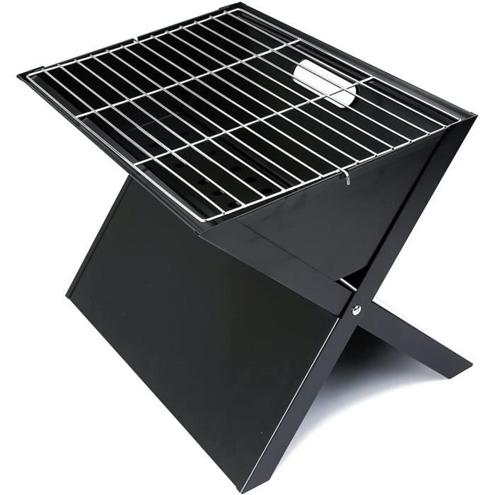 Barbecue pliable portable à charbon de bois pour pique-nique extérieur ...