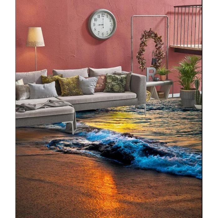 Autocollant De Sol Étanche Autocollant Personnalisé 3D Artistique ...