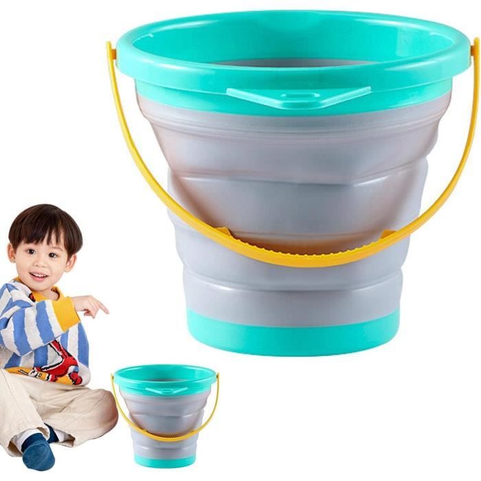 Seau Pliable, Seau De Plage Pliable, Seau À Eau Pliable En Plastique ...