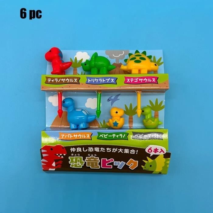 6pc-wugui - Fourchette à fruits dessin animé théière drapeau fleur ...