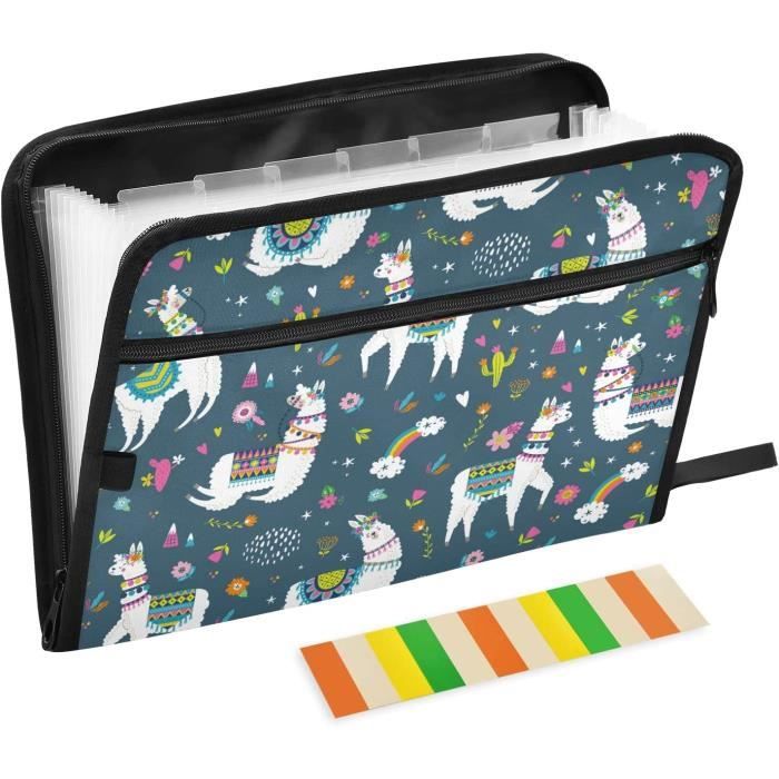 Trieur extensible avec fermeture éclair, 13 poches pour l'école, le ...