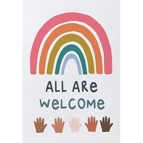 Décoration murale-Classroom Sign Rainbow Diversity Rainbow Poster ...