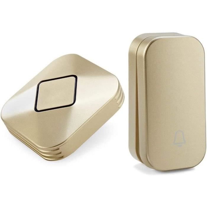 Sonnette sans Fil Sonnette sans fil sans pile Home Smart Doorbell Kit ...
