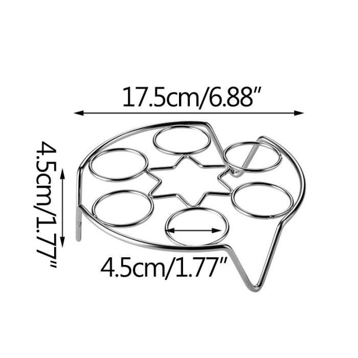 Cuiseur vapeur,Étagère à œufs en acier inoxydable, grille de cuisson à la vapeur, étanche, pour ...