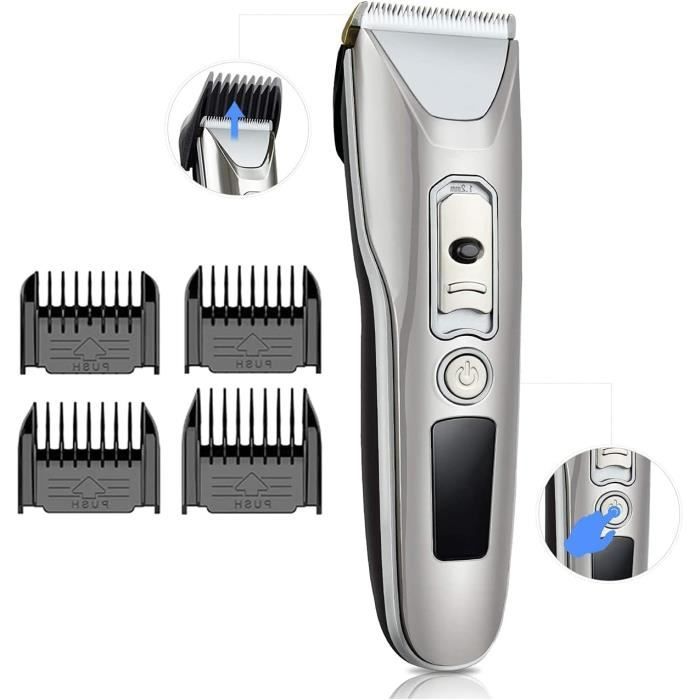Tondeuses Tondeuse À Cheveux Professionnelle Tondeuse À Cheveux Sans Fil Rasoir À Barbe ...