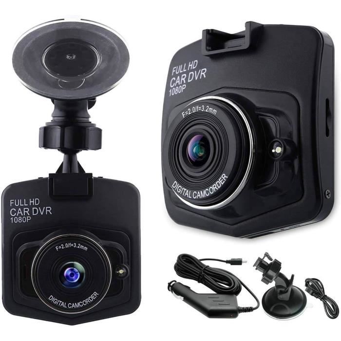 Dash Cam, 1080P Full Hd Dashcam Pour Voitures, Avec Écran Lcd Tft 2,5 ...