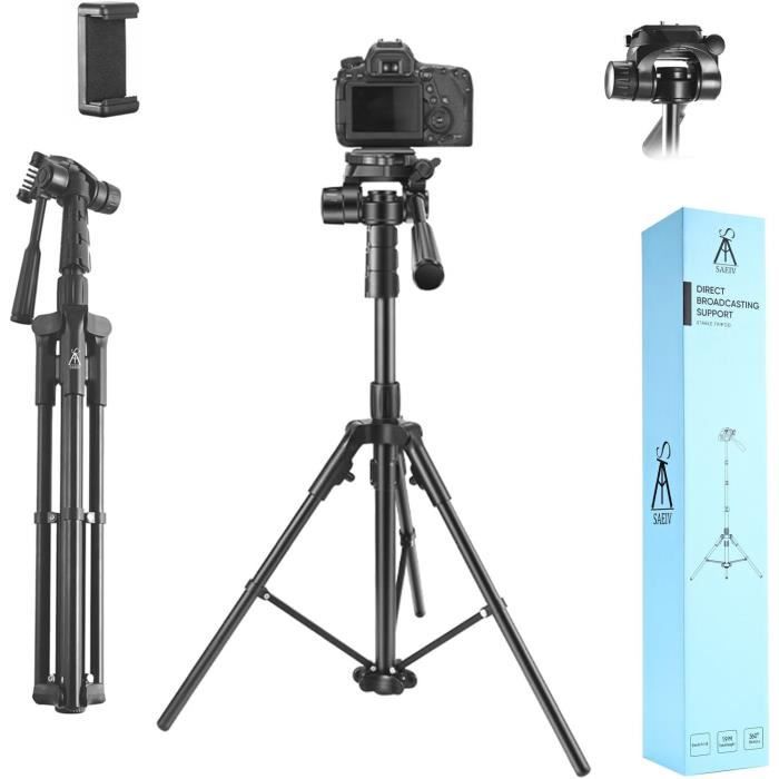Trépied renforcé pour appareil photo - En alliage d'aluminium - Léger ...
