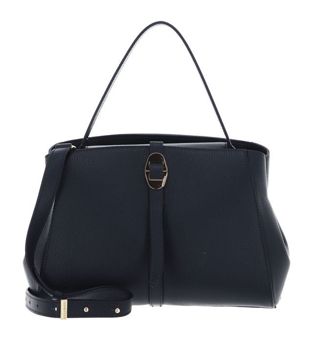 COCCINELLE Sac à main bleu foncé en cuir pour femme - Chara Handbag ...