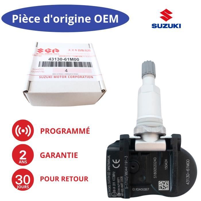 Capteur de pression des pneus TPMS programmé Valve roue SUZUKI Swift ...