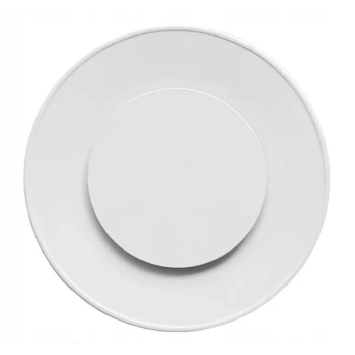 Diffuseur d'air 100 rond blanc - DARCO - modèle de reprise et soufflage ...