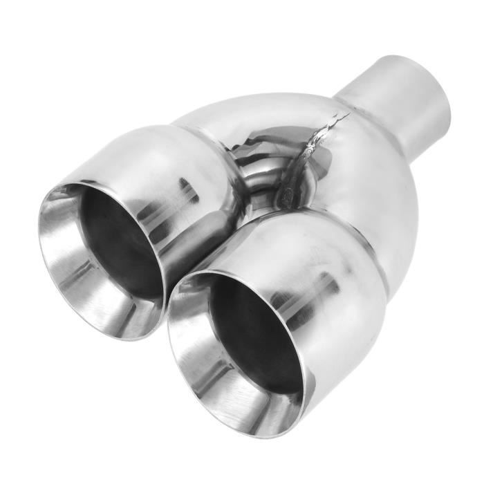 Embout d'échappement - DIOCHE - Double sortie - Entrée 63 mm - Sortie ...