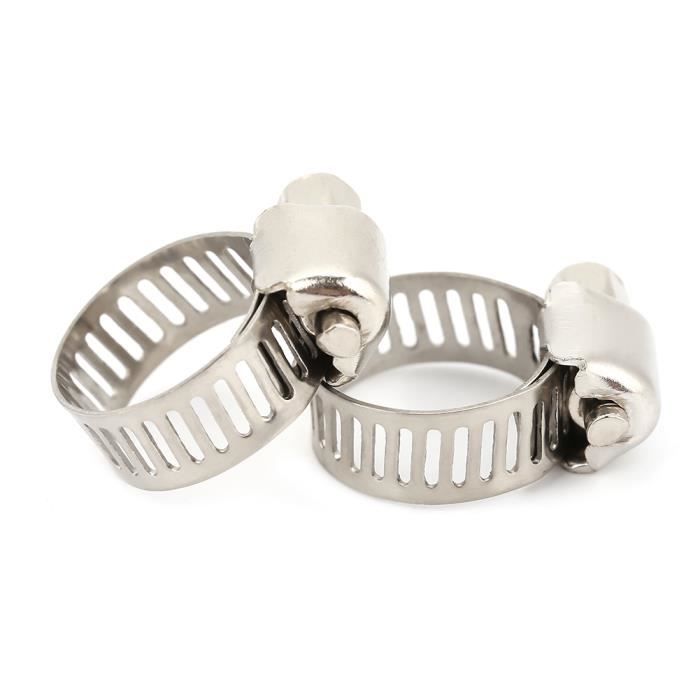 HURRISE Collier de serrage Colliers de serrage à engrenage à vis sans ...