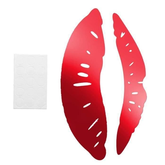 Wind-Hililand sticker mural miroir Autocollant mural en miroir en forme ...