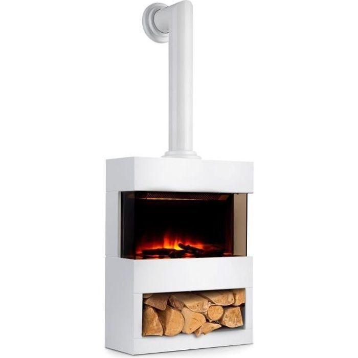 Cheminée électrique effet flamme - Klarstein - 1800/900 W - cheminée ...