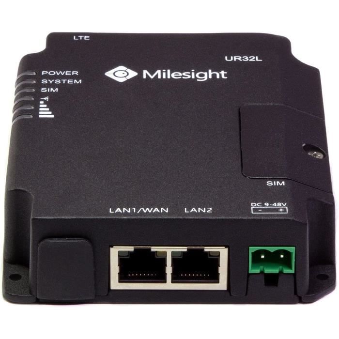 Routeur industriel 4G Milesight UR32 Lite PoE - Double bande de ...