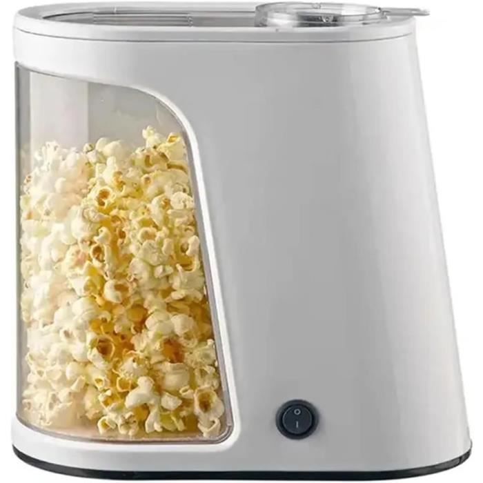 Machine À Pop-Corn Électrique En Plastique Blanc, Mini Machine À Pop ...