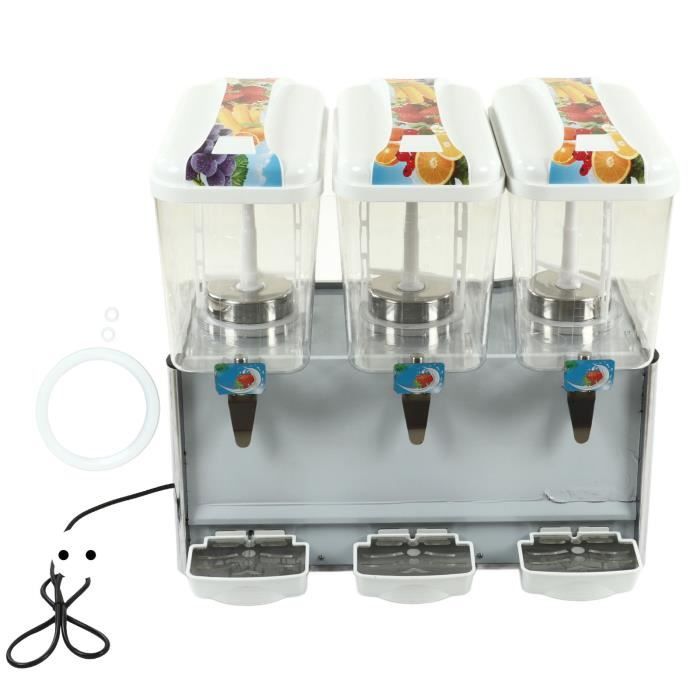 Machine à jus de fruits à trois cylindres et à refroidissement unique ...