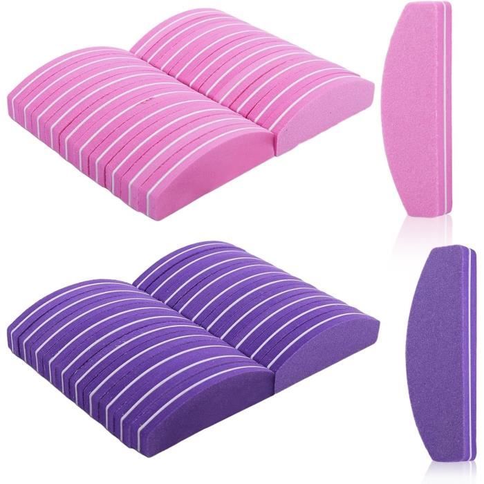 Bloc Polissoir Ongles 42 Pièces 100-180 Limes A Ongles Réutilisable ...