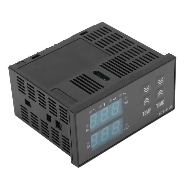 VBESTLIFE Régulateur de température numérique Contrôleur Température Temps 2 en 1 Thermostat à ...