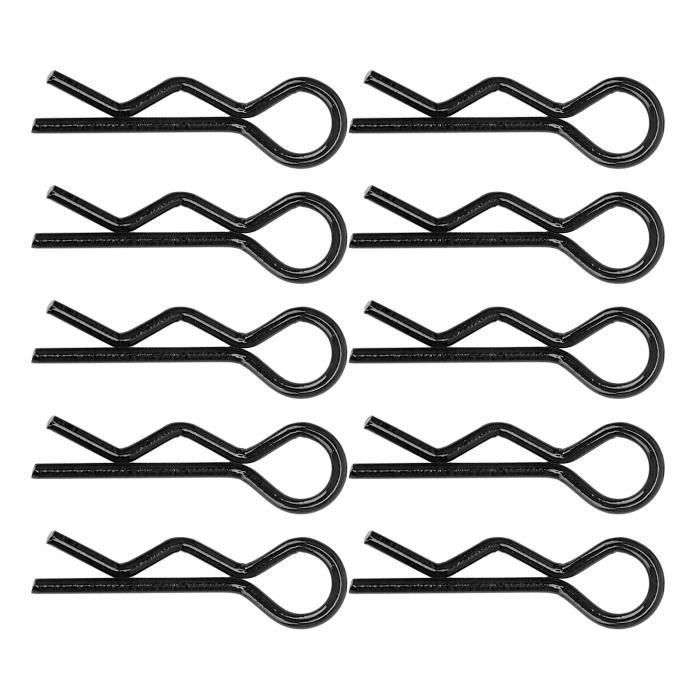 VINGVO Clips de coque de voiture RC 10Pcs 7MM RC Car Shell Clip R-Shape ...