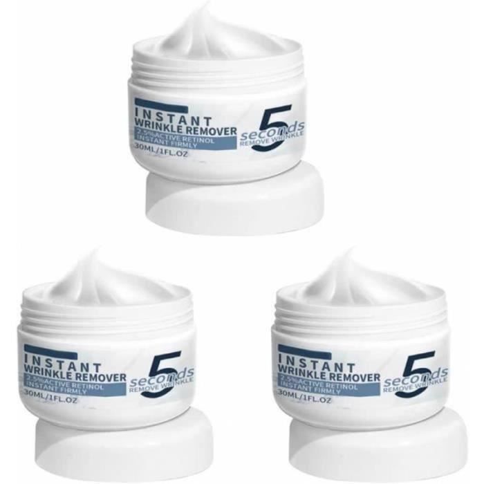 SOIN ANTI-AGE - SOIN ANTI-RIDE 3 pièces Crème anti-rides au rétinol 5 ...