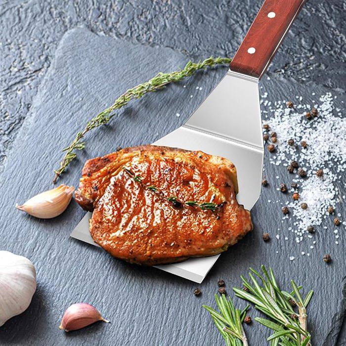 Kitchen Spatula Pizza Coated Stainless Steel Kitchen Utensils Extra ...