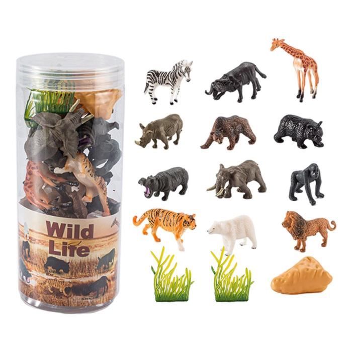 Mini Figurines D'action Animale Jouets Apprentissage Préscolaire Vie ...
