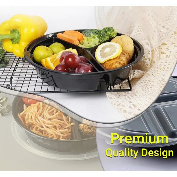 Meal Prep - Lot De 10 Boîtes Repas Alimentaires Hermétiques, Micro ...