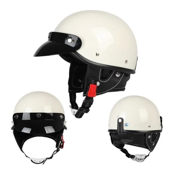 Demi-casque de moto rétro Harley Parade pour hommes et femmes,été ...