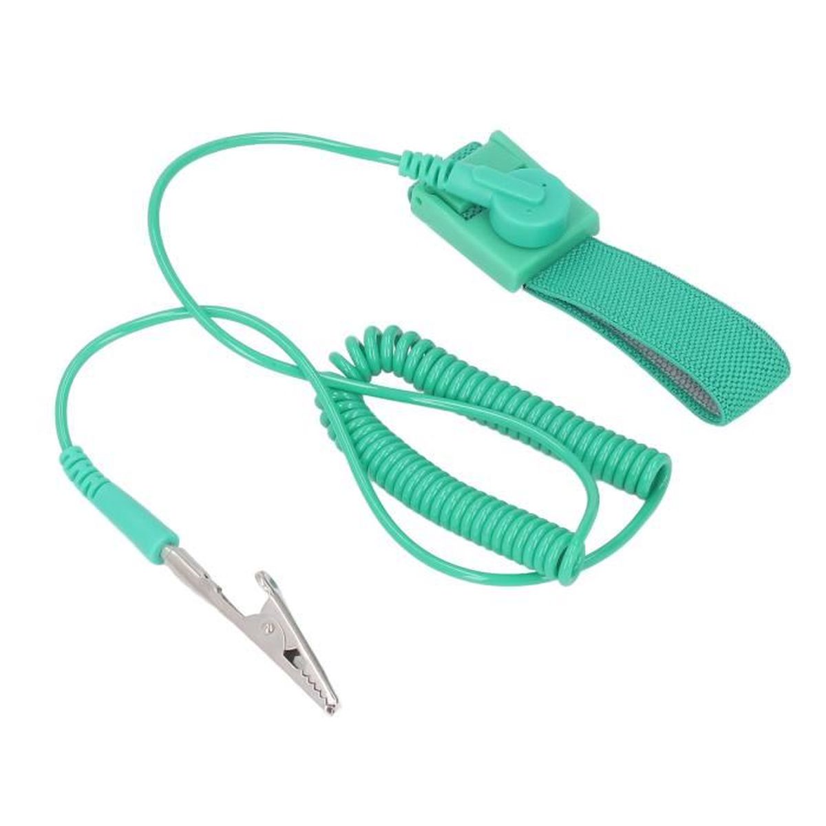 AUN Anti Static Wrist Strap PU Adjustable 1MΩ Resistor Long Anti Static ...