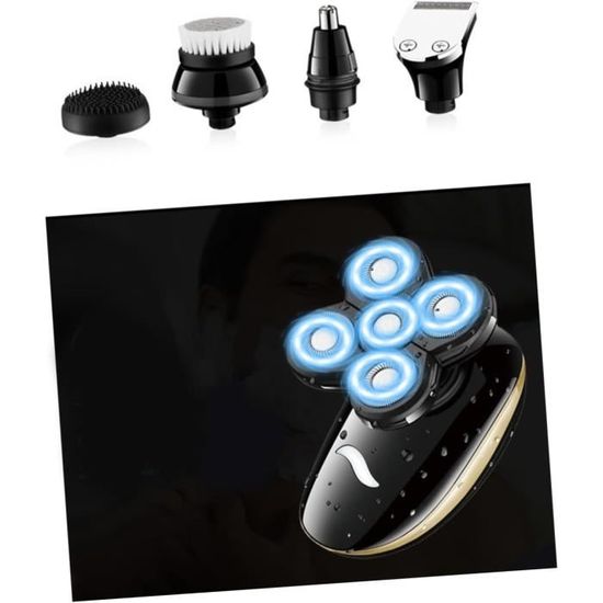 1 Ensemble 5 1 Rasoir Électrique Rasoirs Machine À Raser Lavable Rasoir ...