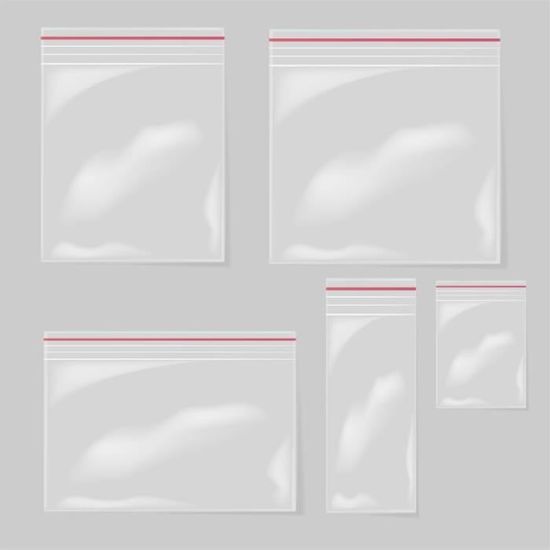 Pack 100 Petits Sachets Plastiques Refermables, Sac Zip 15X25Cm ...