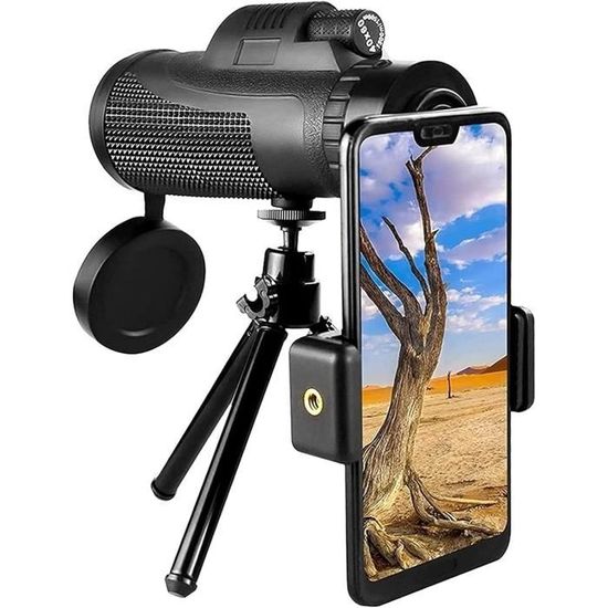 Télescope monoculaire 40×60 Télescope monoculaire à connecter avec Un ...