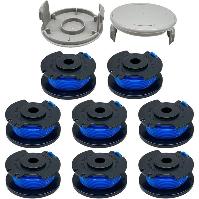 TRAHOO-AC14RL3A Bobine de rechange pour débroussailleuse Ryobi 11 ft 0,065 pouces sans fil pour ...