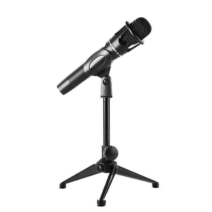 A-Support de microphone statique de table portable, trépied de ...