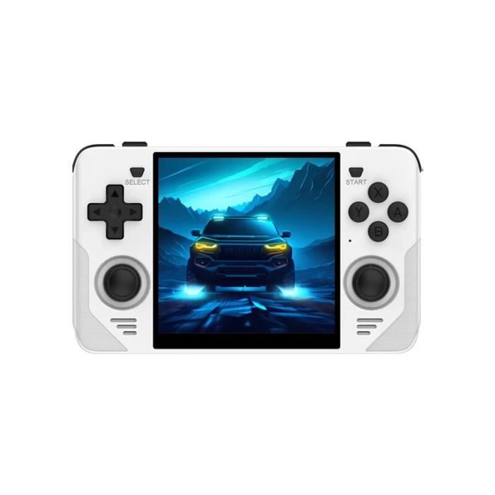 Console de jeu vidéo rétro portable - JELOS Syestem - 48G - Blanc - Wi ...